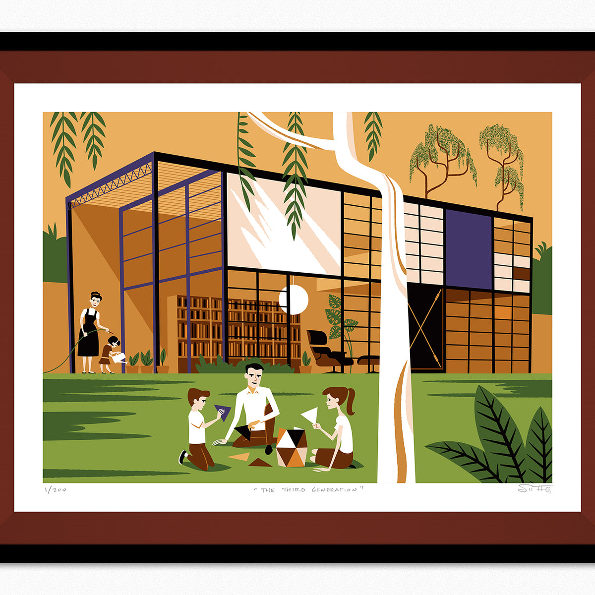 eames house elevations