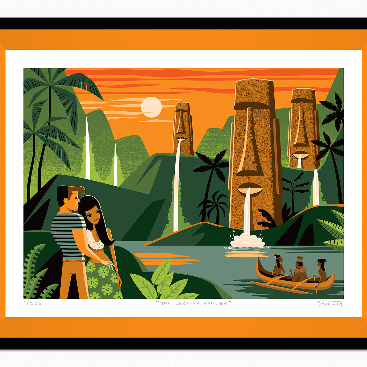 "The Uncanny Valley" Fine Art Print | Shag (Josh Agle) | The Shag Store