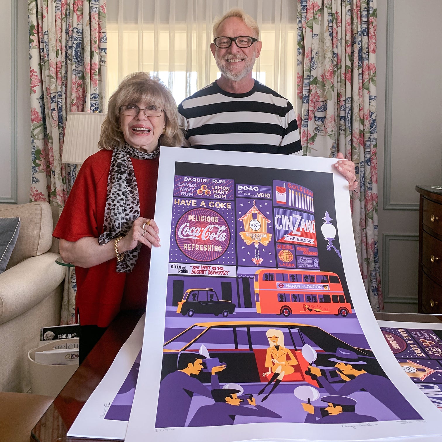 "Nancy in London" Fine Art Print | Hand Signed by Nancy Sinatra & Shag ...