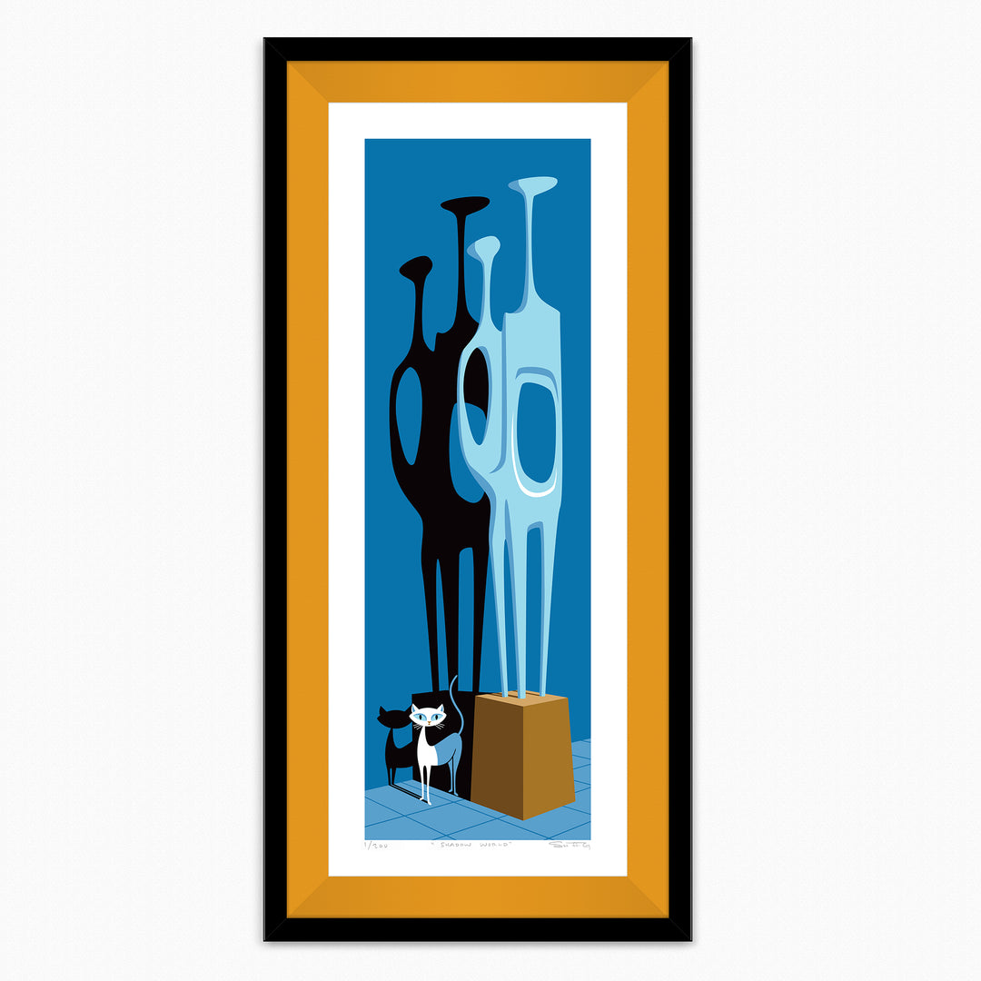 "Shadow World" Fine Art Print | Shag (Josh Agle) | The Shag Store