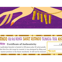 14k Gold Plate Tiki Charm Bracelet | Special Limited Edition | Shag ...