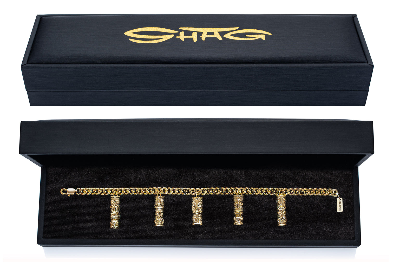 14k Gold Plate Tiki Charm Bracelet | Special Limited Edition | Shag ...