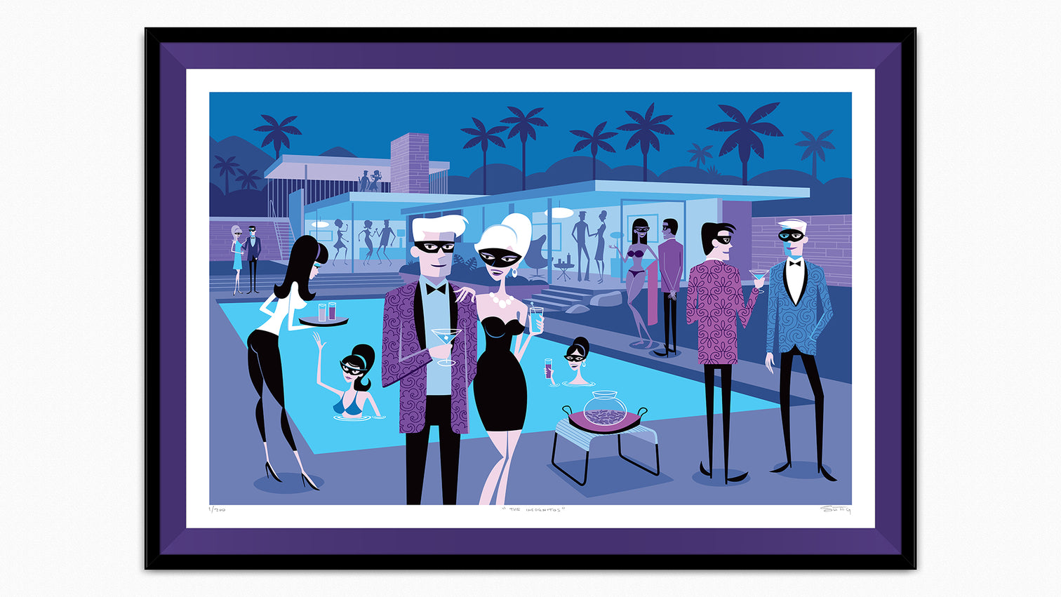 "The Incognitos" Fine Art Print | Richard Neutra's Kaufmann Desert ...