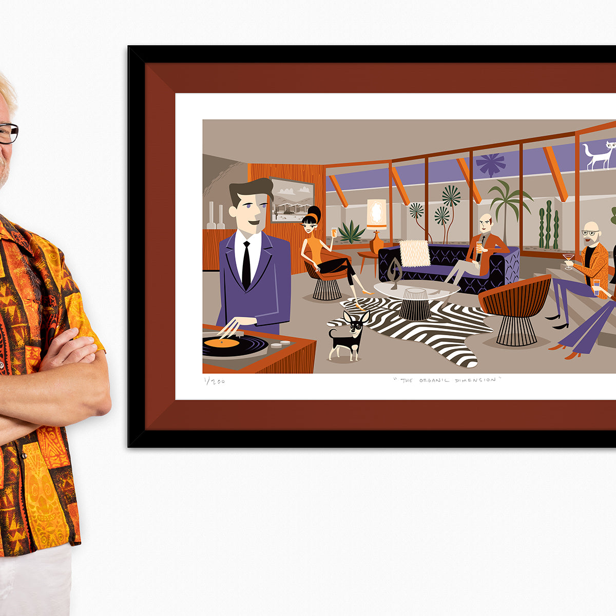 "The Organic Dimension" Fine Art Print | Shag (Josh Agle) | The Shag Store