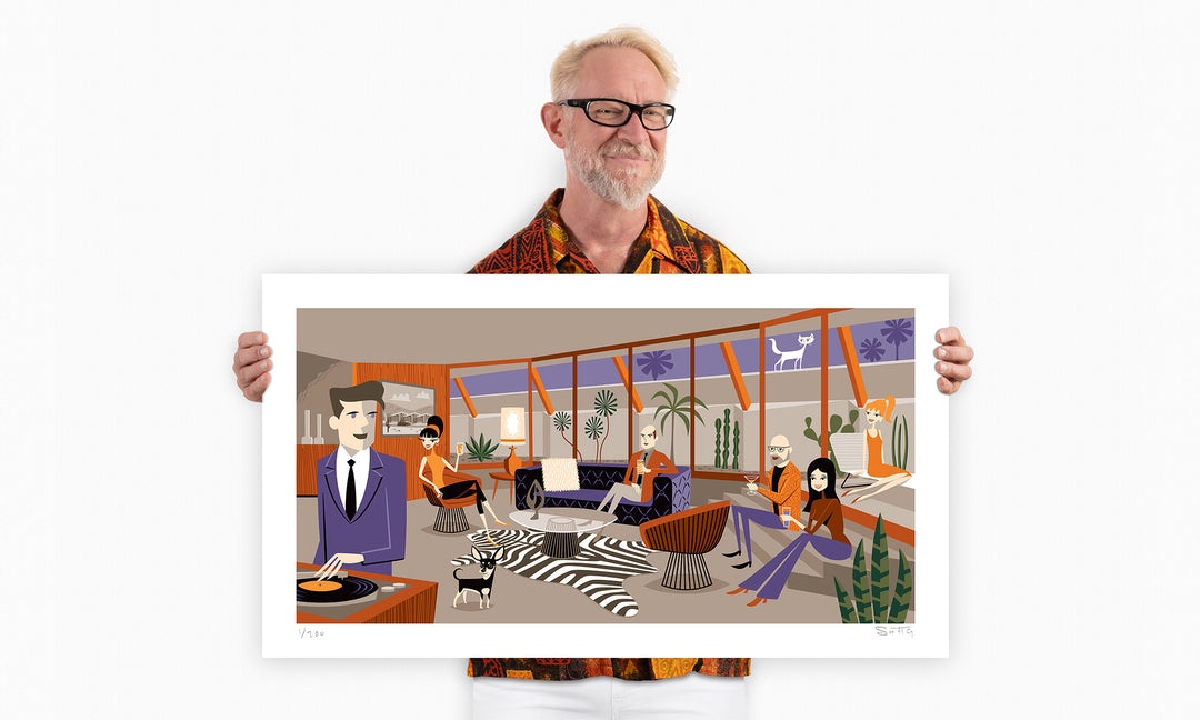 "The Organic Dimension" Fine Art Print | Shag (Josh Agle) | The Shag Store