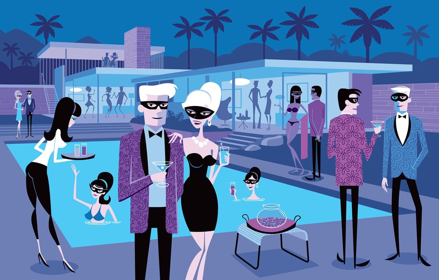 "The Incognitos" Fine Art Print | Richard Neutra's Kaufmann Desert ...